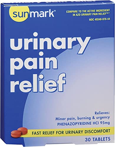 Sunmark Urinary Pain Relief Tablets - 30 Tablets, Pack of 2