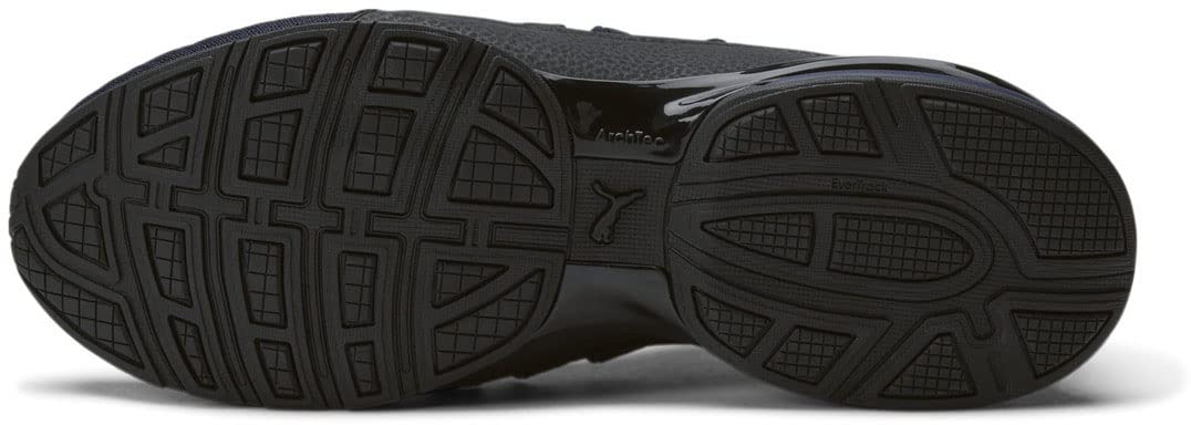 PUMA Men's AXELION RIDGE Cross Training Sneaker, Peacoat-Puma Black, 10.5