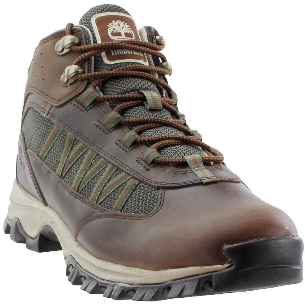 Timberland Mens Mt. Maddsen Lite Mid Outdoor Boots, Dark Brown, 11 M US