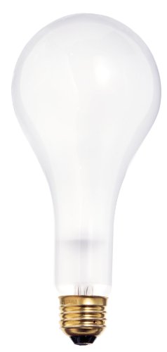 Satco S1826 120-Volt 100/200/300 PS25 3 Contact Mogul Base Light Bulb, Frosted