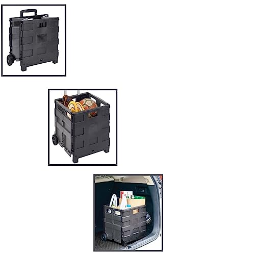 SECOLI Storage Cart Collapsible Utility Cart con con