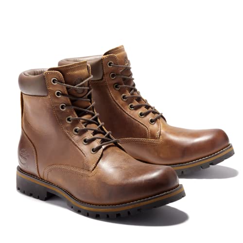 Timberland Men's Earthkeepers Rugged Hiking Shoe, Red Brown, 11.5