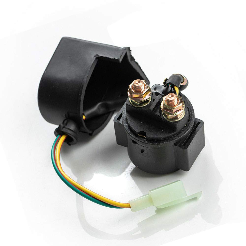 Solenoid Starter Relay for Chinese Made 50cc 70cc 90cc 100cc 110cc 125cc ATV,Dirt Bike,GO-Kart,Pochet Bike,Chopper,Scooter