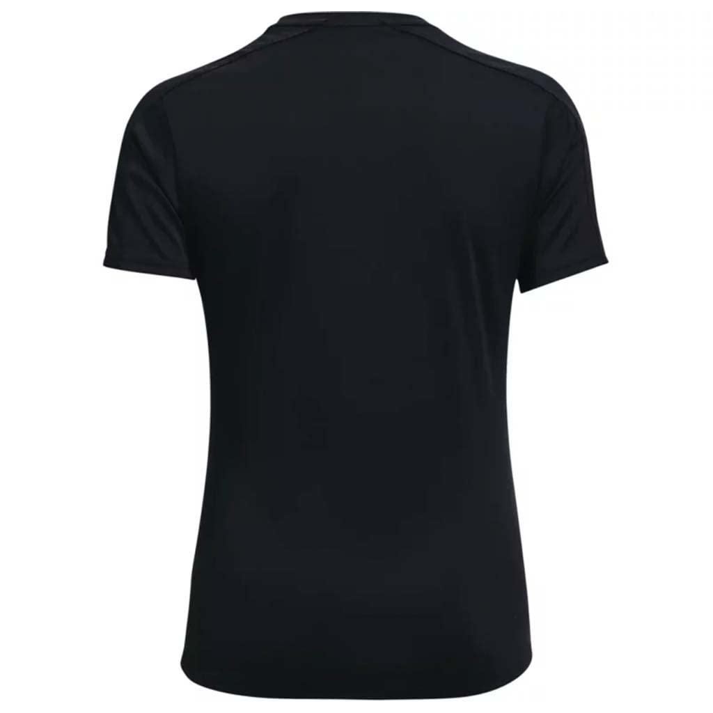 Under Armour Women's Challenger Short Sleeve Training Top, Black (001)/White, Large