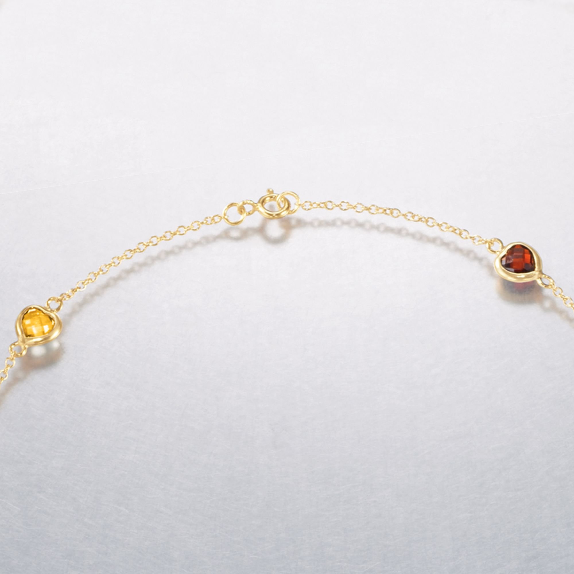 Ross-Simons 7.85 ct. t.w. Multi-Gemstone Station Necklace in 18kt Gold Over Sterling. 16 inches