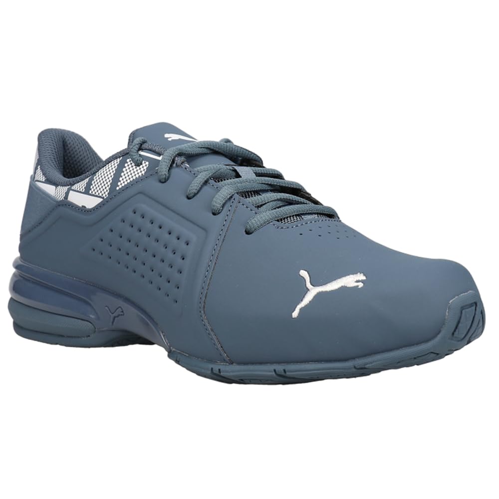 Puma Mens Viz Runner Repeat Wide Running Sneakers Shoes - Blue - Size 11 W
