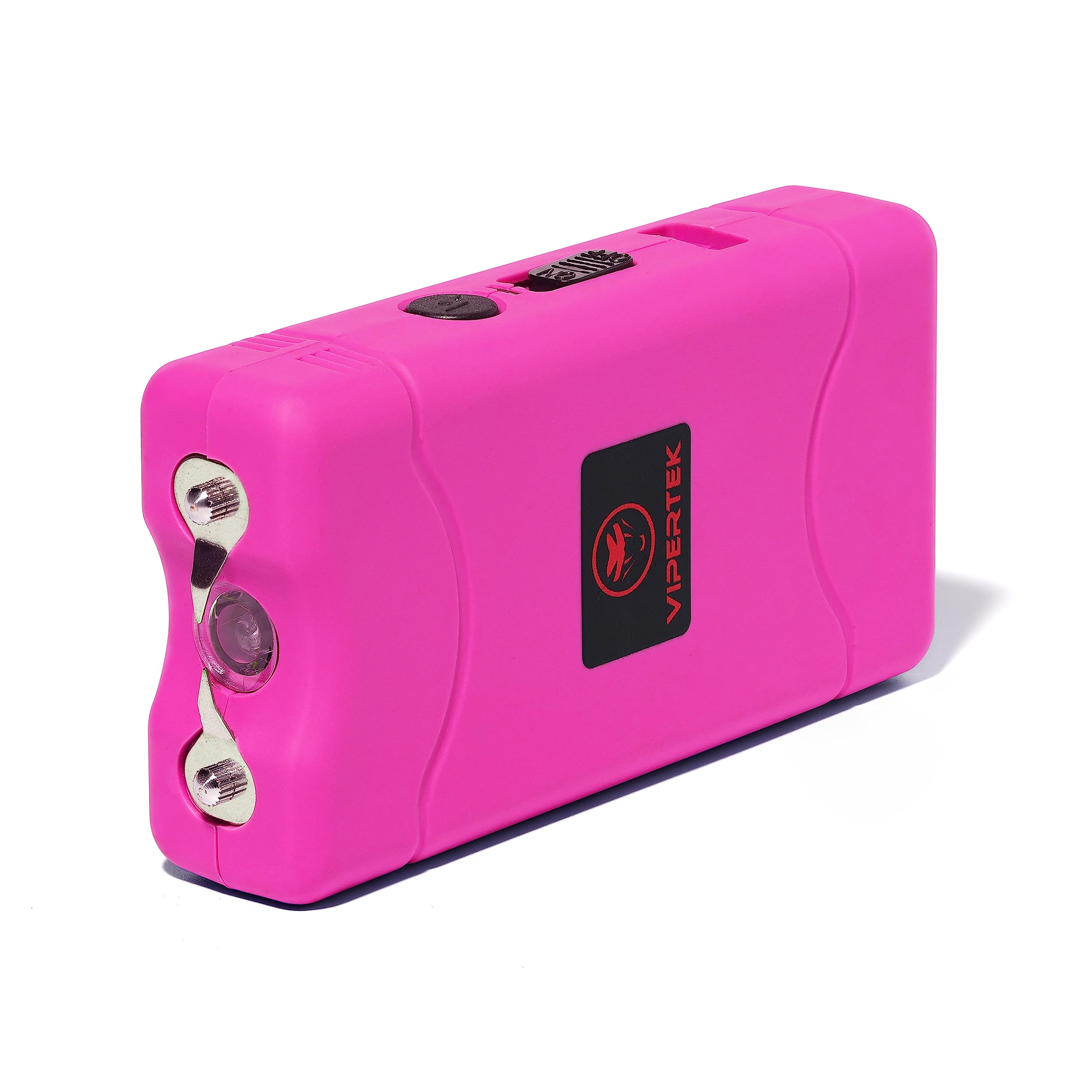 VIPERTEK VTS-880 Mini Stun Gun with LED Flashlight, Pink