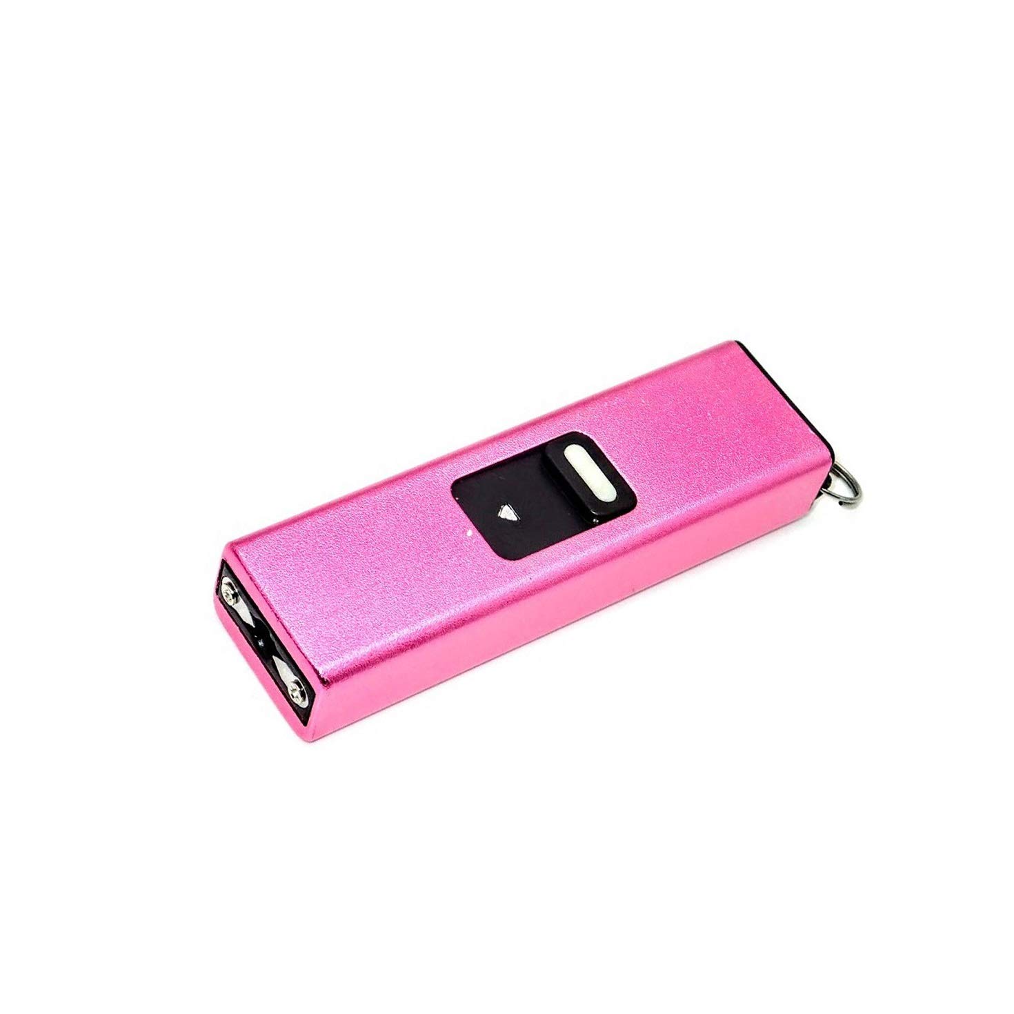 Pink Mini Stun Gun Key Chain/Flashlight - Recharge with USB Port