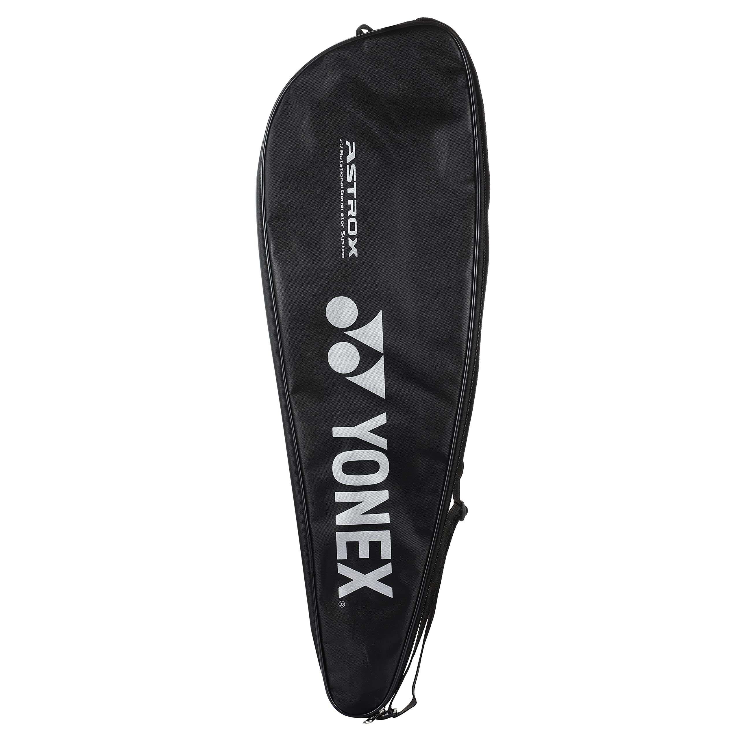 YONEX Astrox 99 Play Graphite Strung Badminton Racket with Full Racket Cover (White Tiger) | for Intermediate Players | 83 Grams | Maximum String Tension - 28lbs