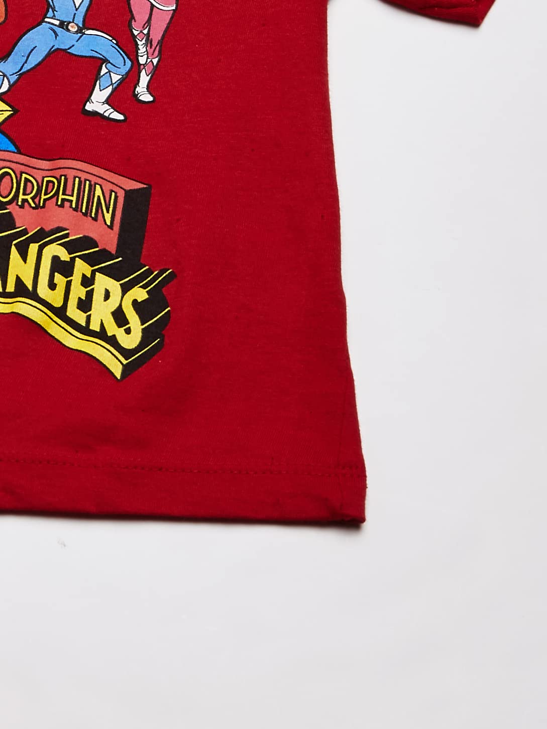 Power Rangers Toddler Boys Short Sleeve T-Shirt, Red, 5T