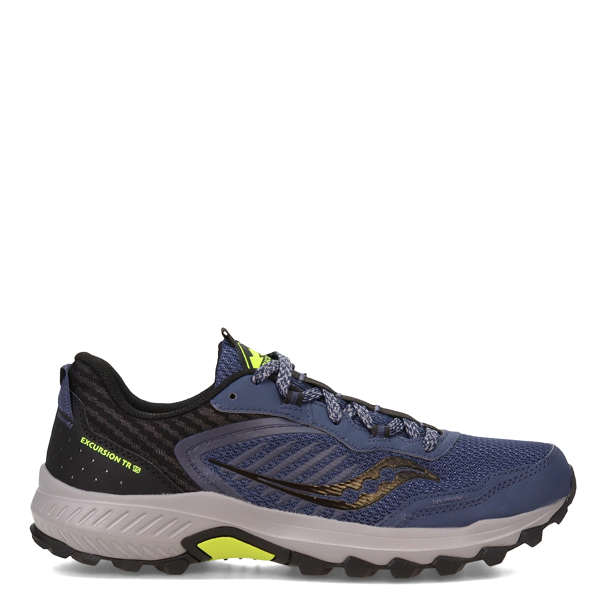 Saucony mens Excursion Tr15 Trail Running Shoe, Space/Alloy, 10.5 US
