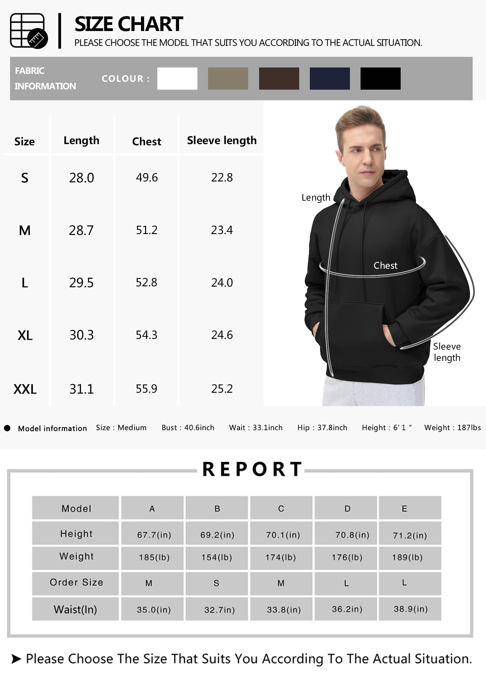 THE GYM PEOPLE Men's Fleece Pullover Hoodie Loose Fit Ultra Soft Hooded Sweatshirt With Pockets Grey
