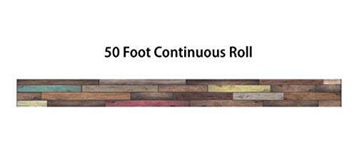 Teacher Created Resources Reclaimed Wood Straight Rolled Border Trim - 50ft - Decorate Bulletin Boards, Walls, Desks, Windows, Doors, Lockers, Schools, Classrooms, Homeschool & Offices