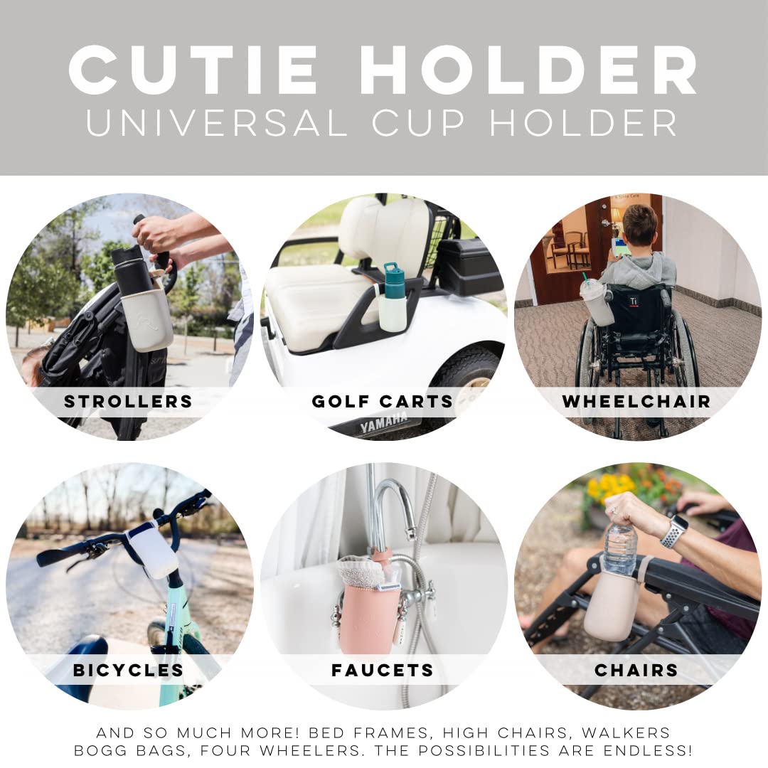 Ryan & Rose Cutie Holder Universal Stroller Cup Holder (Slate)