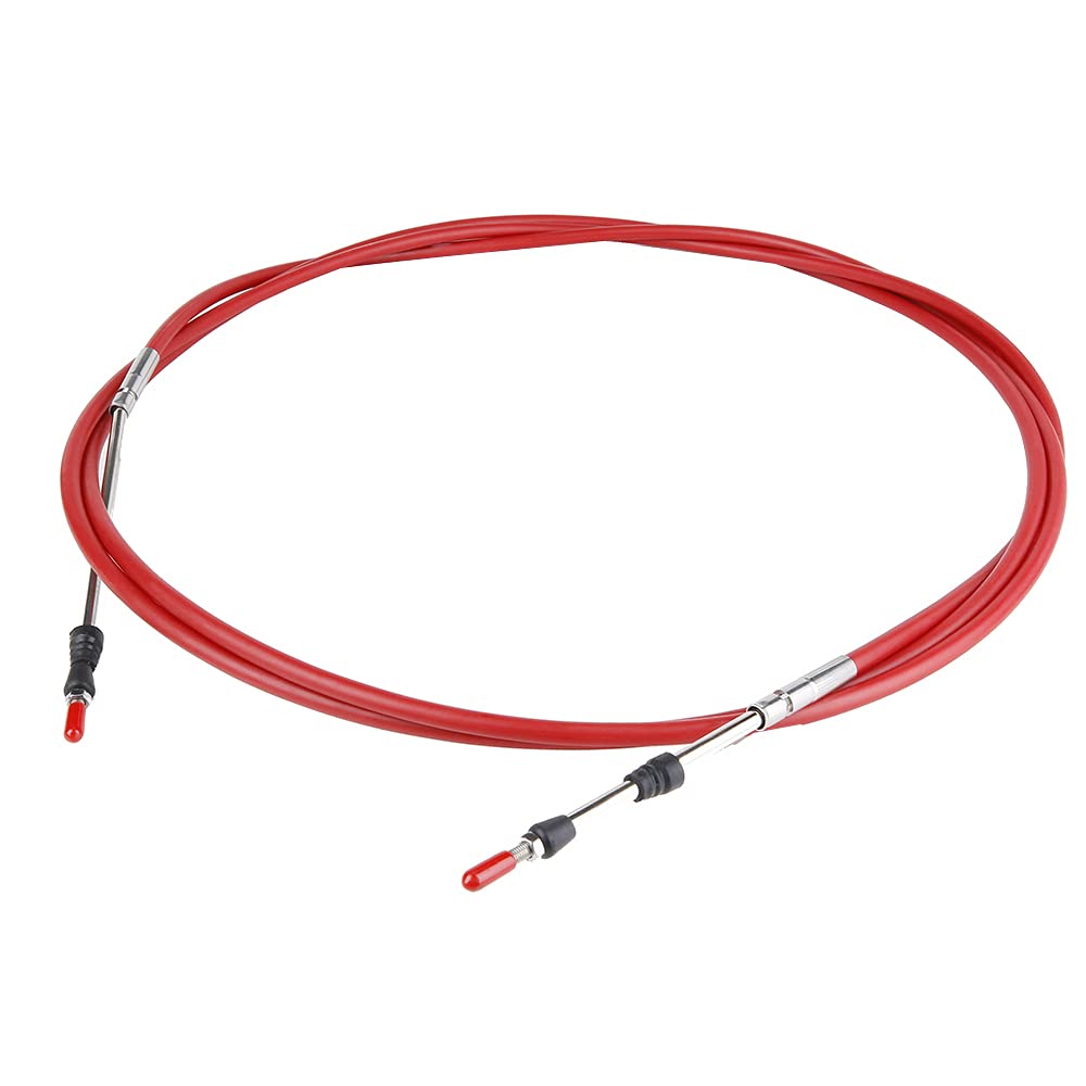 Yinlowa Replacement Dometic SeaStar Control Cable Type 3300/33C Universal for Yamaha Outboard Motor Honda Teleflex Marine Boat Cable Replace SeaStar Solutions Remote Control Throttle Shift Cable,23ft