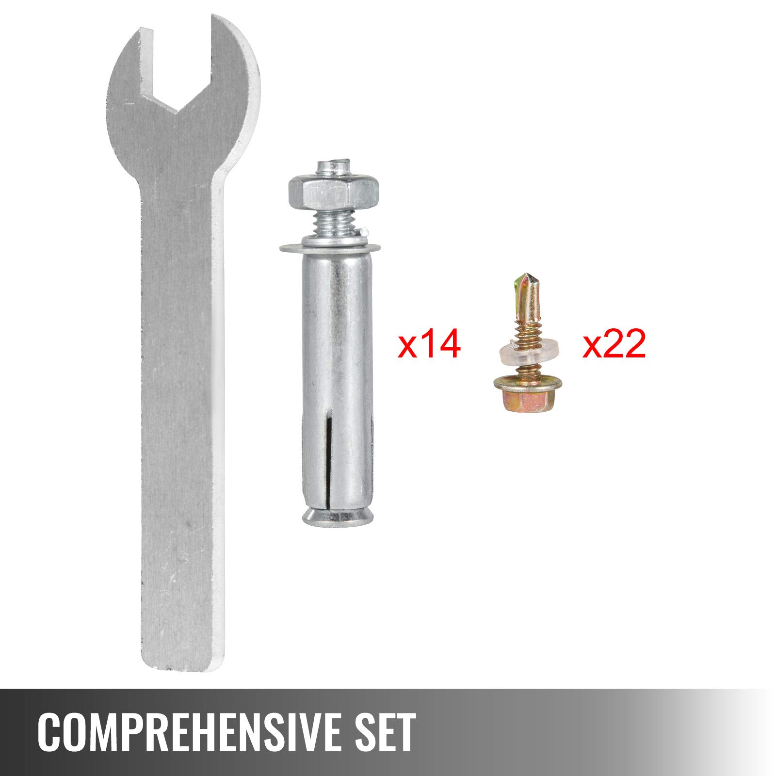 VEVOR 4 x 4 Post Base 3 PCs, Deck Post Base Inner Size 3.6 x 3.6 inch, Post Bracket 2.5 lbs Fence Post Anchor Black Powder-Coated Post Bracket with Thick Steel for Deck Supports Porch Railing