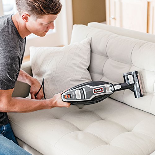 Shark HV382 Rocket DuoClean Ultra-Light Corded (Non-Cordless) Bagless Carpet and Hard Floor with Hand Vacuum, Charcoal