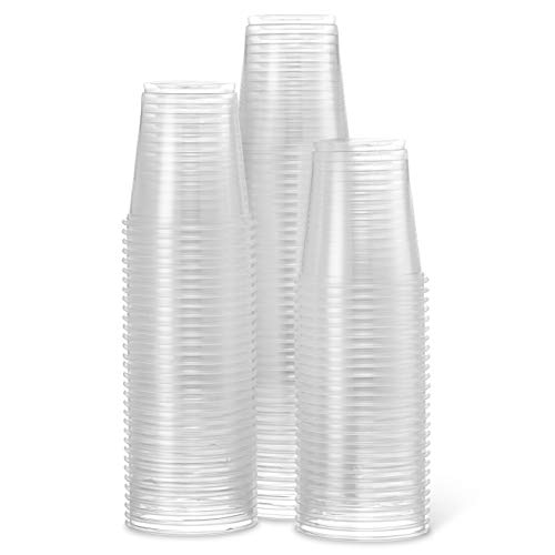 Settings [2500 Cups] 3 Oz Clear Plastic Disposable Reusable Cups For Drinking, Bathroom, Rinsing, Tests, Medication, Party, Home, Office, Water, Juice, (25 Packs - 1 Case)