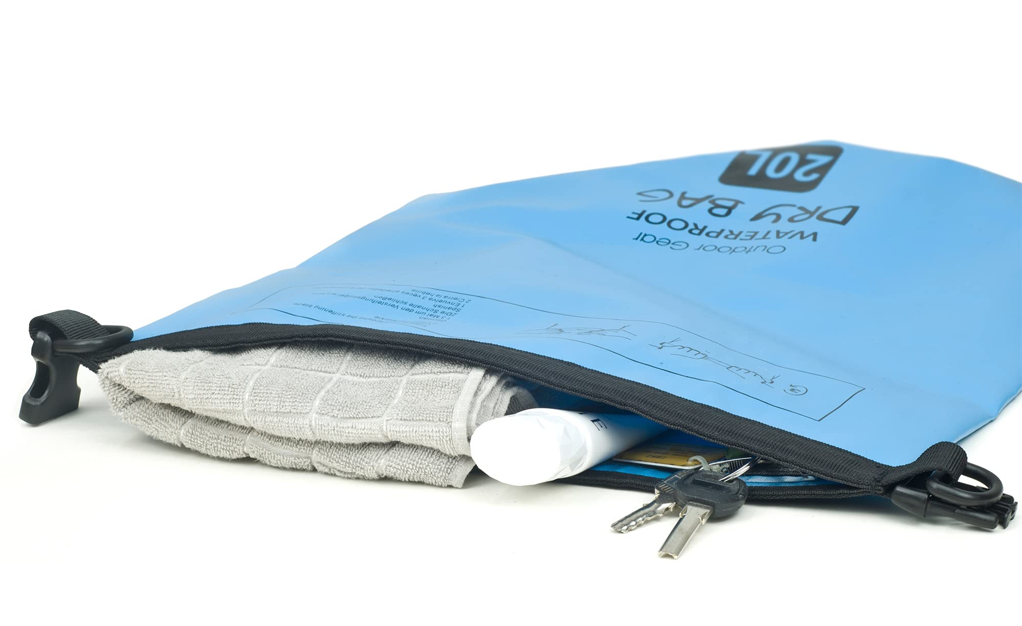 YUMQUA Waterproof Dry Bag Backpack 5L/10L/20L/30L/40L, Roll Top Floating Waterproof Storage Bags for Kayaking, Boating, Swimming, Hiking, Camping and Fishing