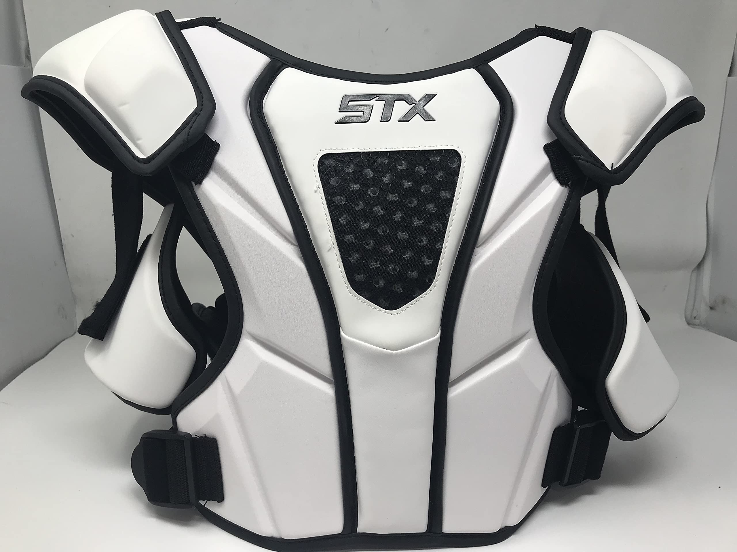 STX New Cell IV Lacrosse Shoulder Pad Liner White/Black Medium 91-130lbs