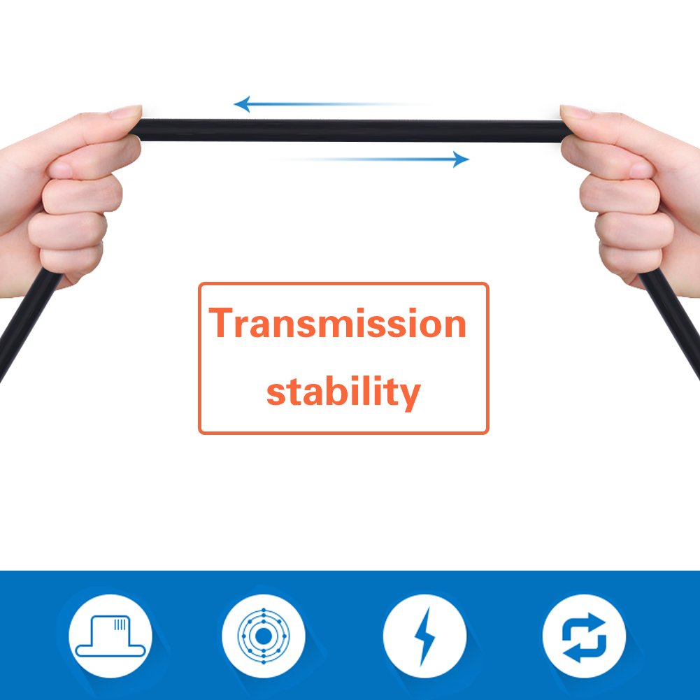 Suuonee OBD2 Diagnostic Cable, 180cm Car OBD-II OBD2 EOBD 16pin Diagnostic Extension Adapter to Mini USB Cable