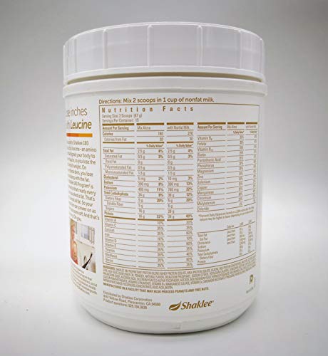 Shaklee 180 Energizing Smoothee Whey Vanilla 25 oz