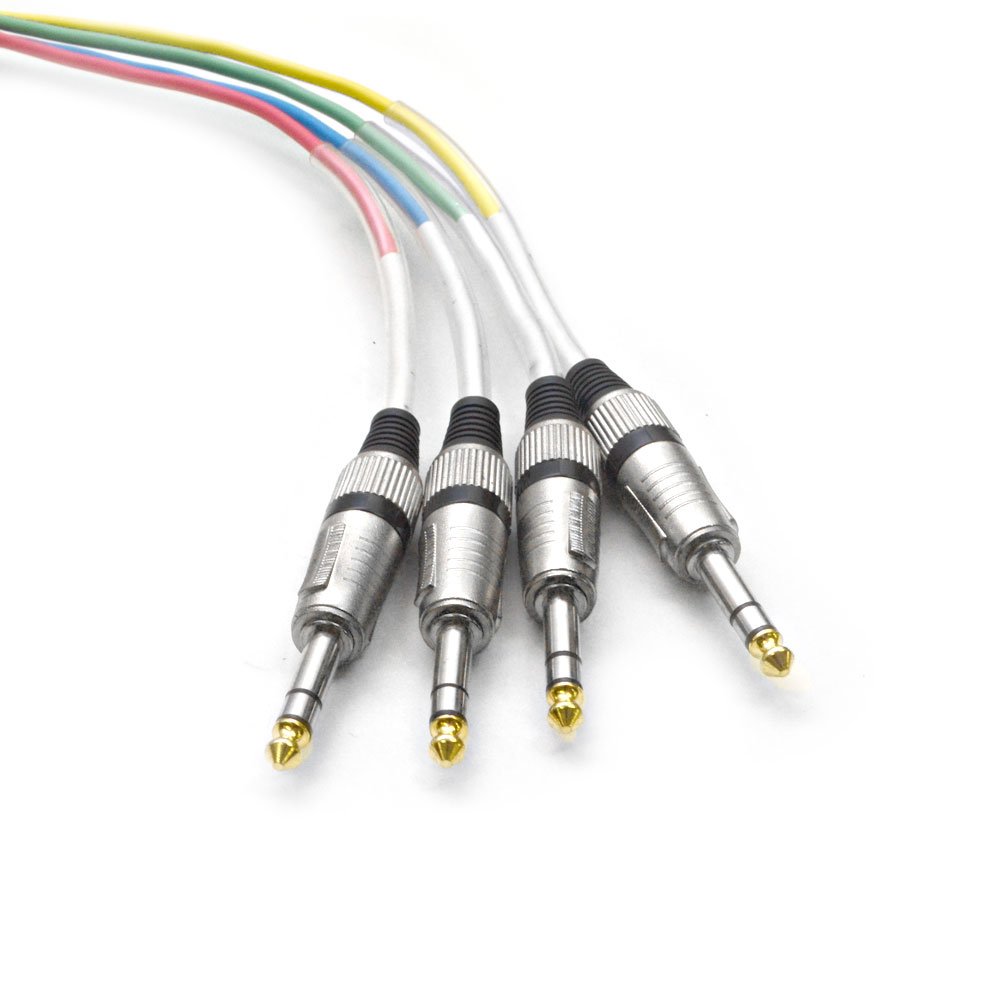 Seismic Audio - SASRT-8x25-8 Channel 1/4" TRS Snake Cable -25 Feet Long -Serviceable Ends -Pro Audio Effects Snake for Live Live, Recording, Studios and Gigs -Patch, Amp, Mixer, Audio Interface 25'