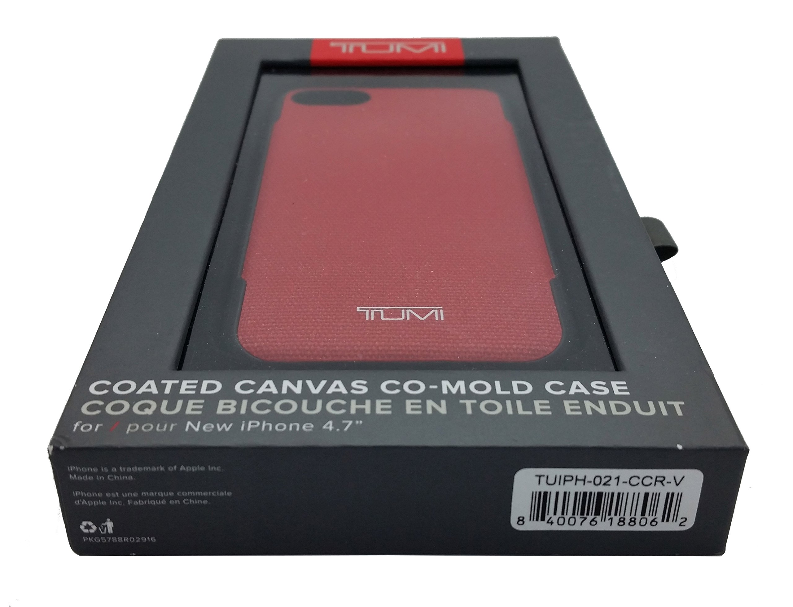 Tumi SuperiorCoated Canvas Co-Mold Case for iPhone 7 ( RED )