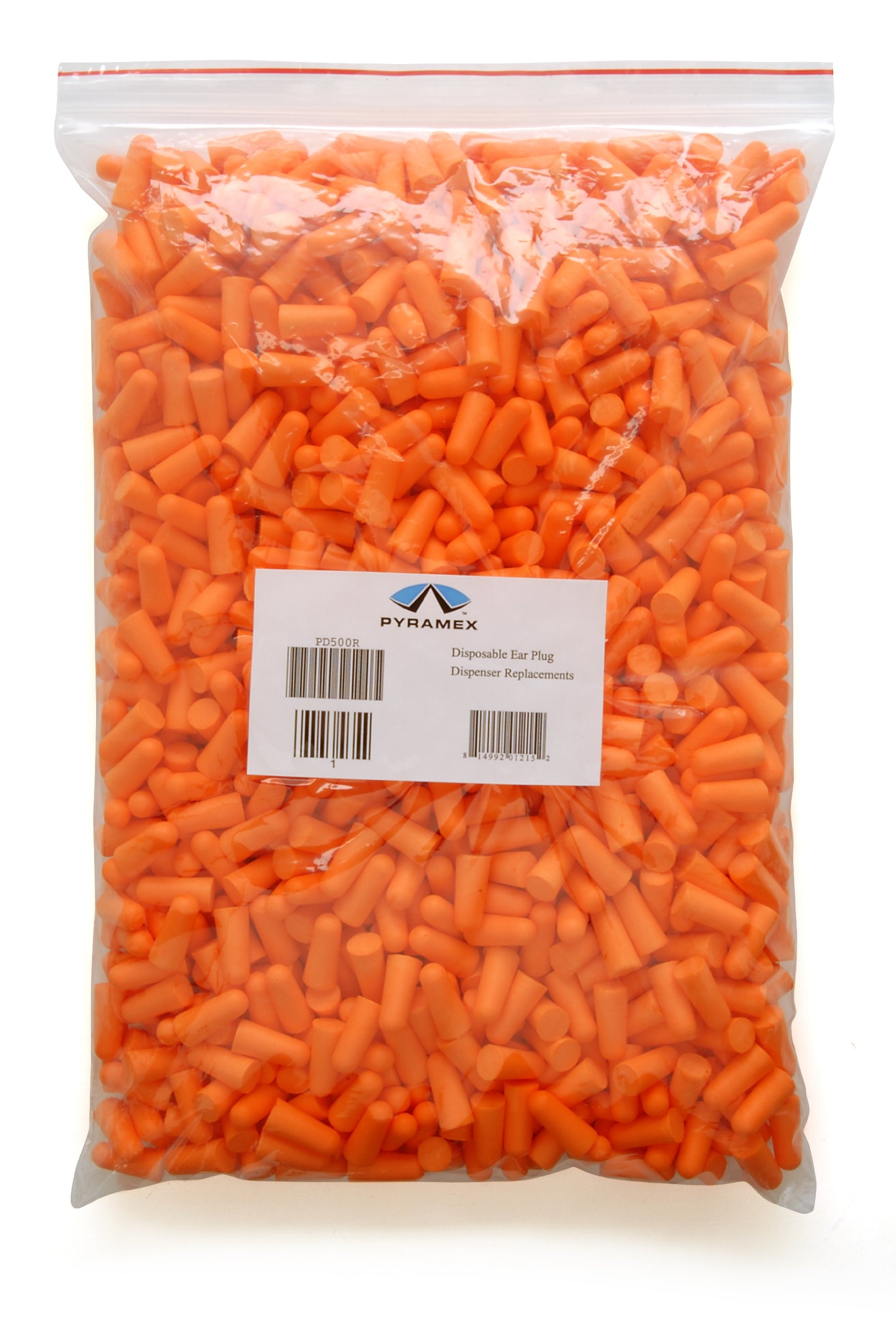 Pyramex Bulk Bag of 500 Pair Replacement Ear Plugs for PD500 Dispenser