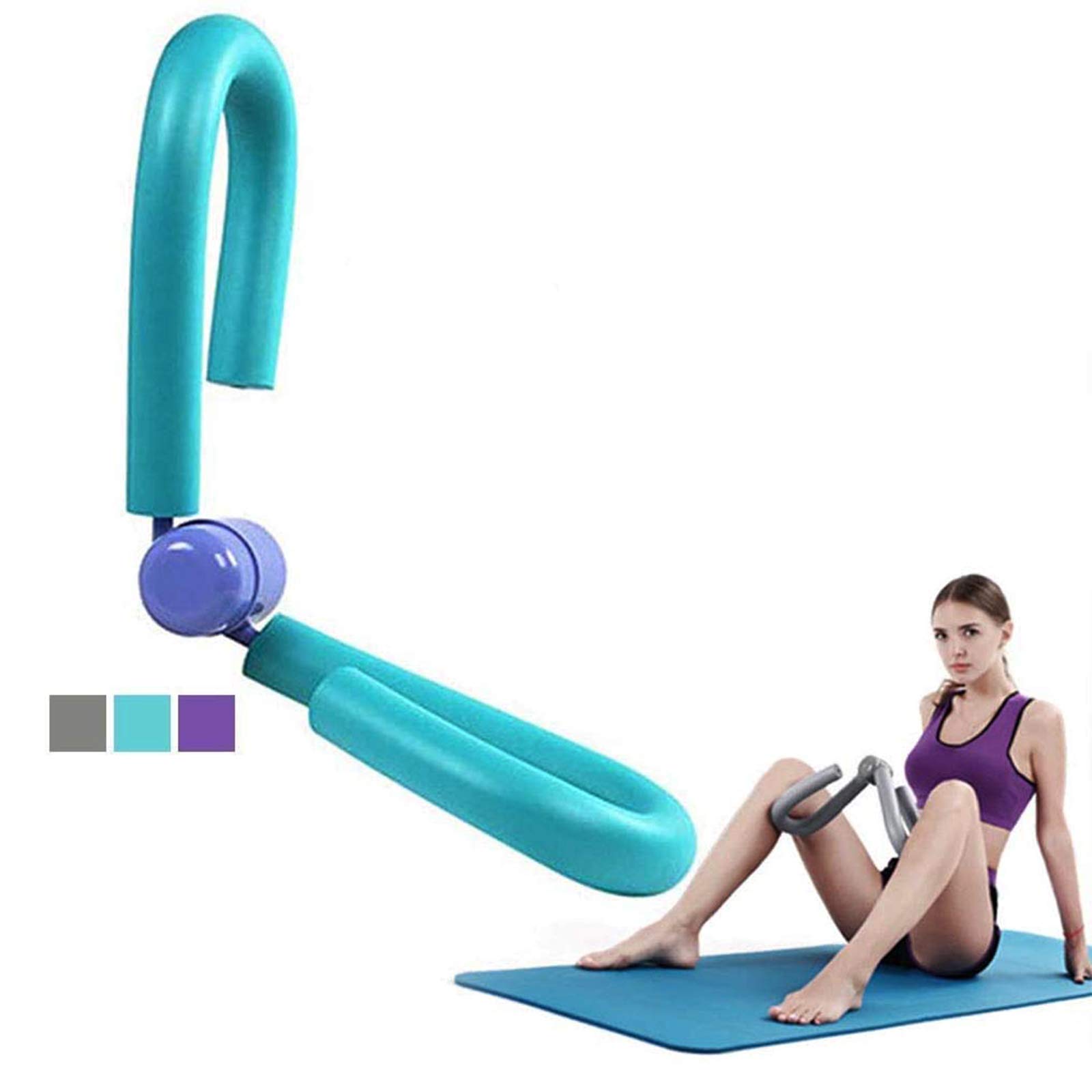 Thigh Master,Home Fitness Equipment,Workout Equipment of Arms,Inner Thigh Toners Master,Trimmer Thin Body,Leg Exercise Equipment,Arm Trimmers,Best for Weight Loss(Blue)