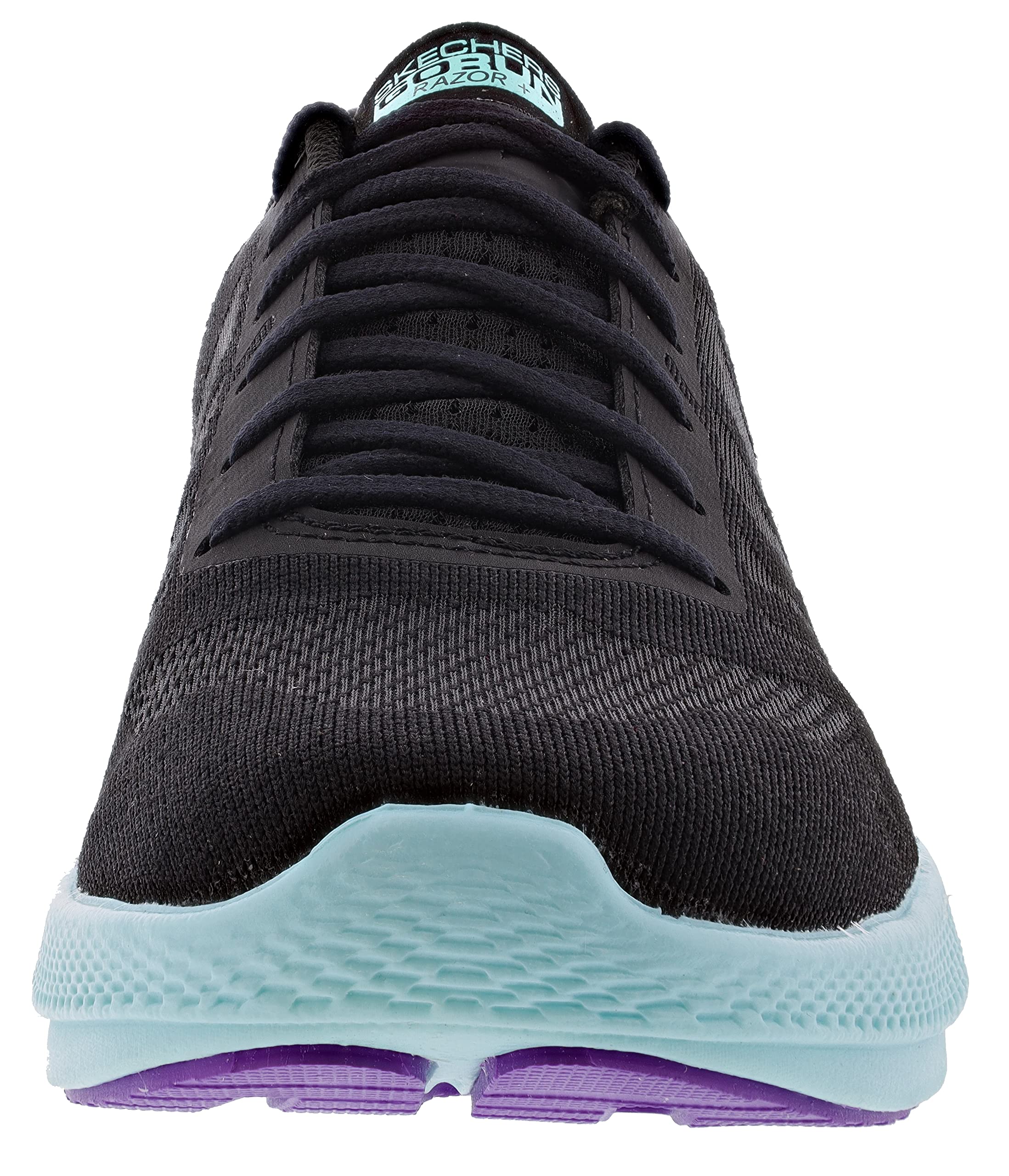 Skechers Go Run Razor 3+ Black/Blue 8 B (M)