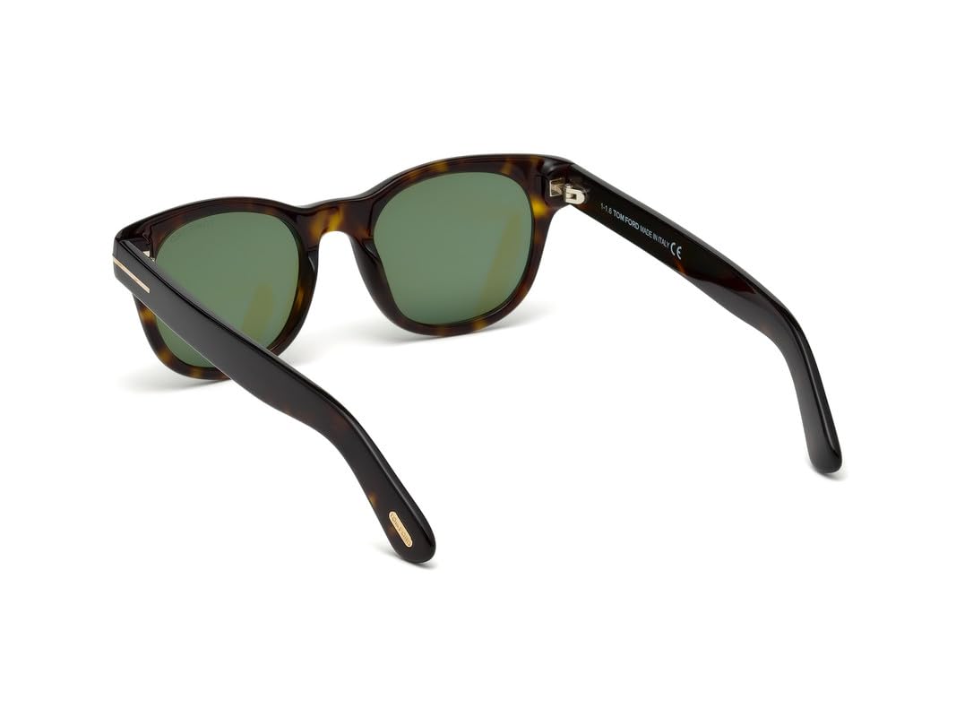 Tom Ford Unisex Sunglasses TF531 Fisher 52N Dark Havana 49mm FT0531