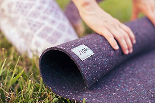SUGA Premium 100% Recycled Yoga Mat (EXTRA LARGE) - Textured Non-Slip for Hot Yoga, Eco-Friendly, 5mm Thick, 75β x 26β, Made in USA