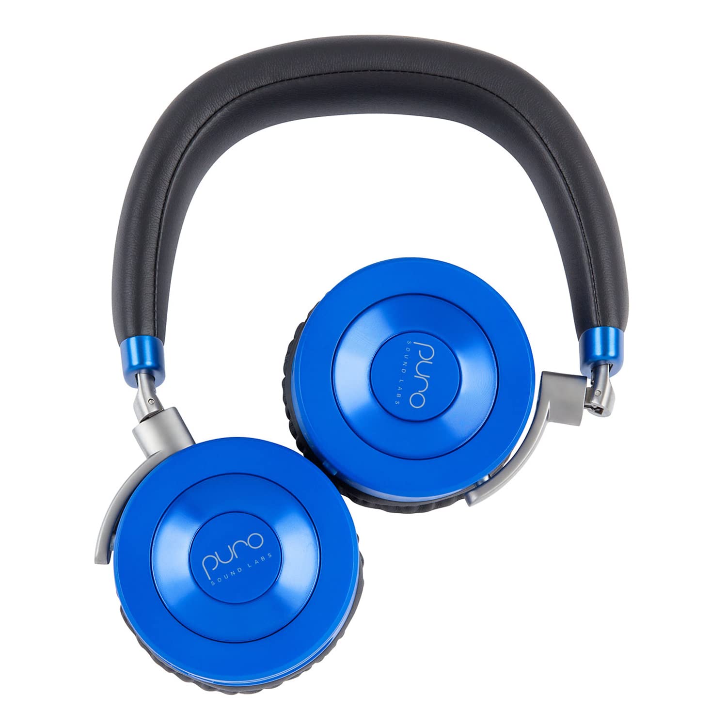 Puro Sound Labs JuniorJams Volume Limiting Headphones for Kids 3+ Protect Hearing – Foldable & Adjustable Bluetooth Wireless Headphones for Tablets, Smartphones, PCs – 22-Hour Battery Life, Blue