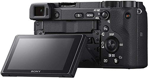 Sony Alpha A6400 4K Wi-Fi Digital Camera & 18-135mm Lens with 32GB Card + Battery & Charger + Case + Filters + Tripod + Flash + Telephoto & Wide-Angle Lens Kit