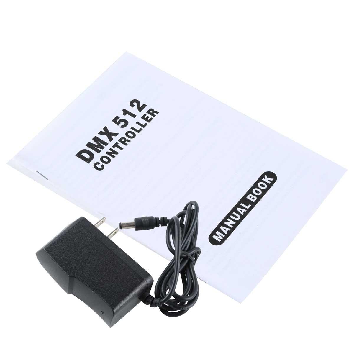TC-Home 192 Channels DMX512 Light Controller Console for Stage Light Party Moving Heads DJ Operator Equipment