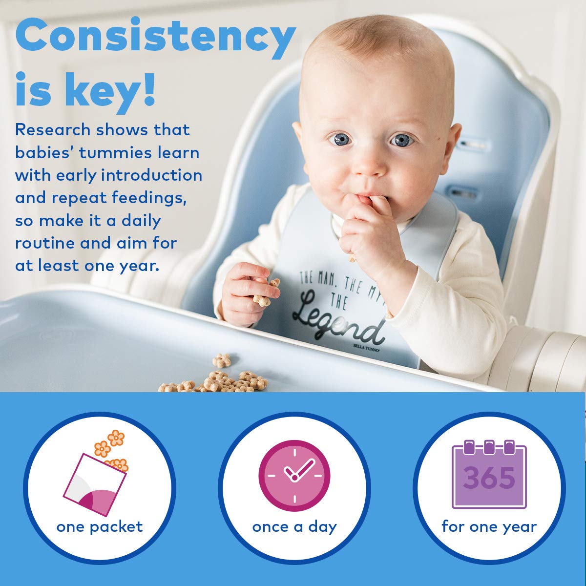 SpoonfulONE Food Allergen Introduction Puffs | Smart Feeding Snack for an Infant or Baby 6+ Months | Certified Organic (Strawberry - 7 Pack)