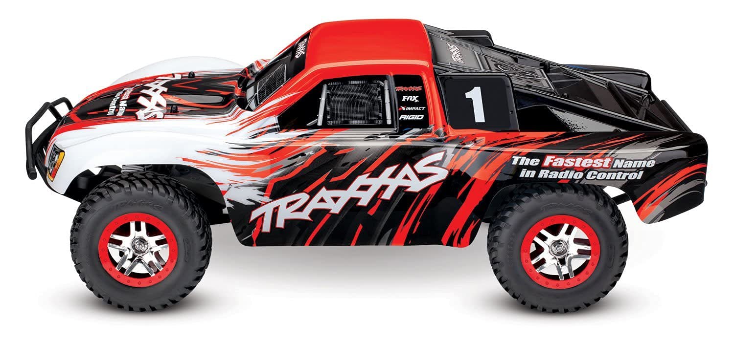 Traxxas Slash 4x4 VXL, RC Truck, 60+ mph, 1/10 Scale, Red
