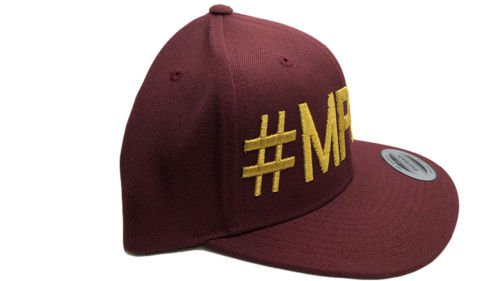 The World Of Hats Gorra Grossera Burgandy Snapback Yupoong