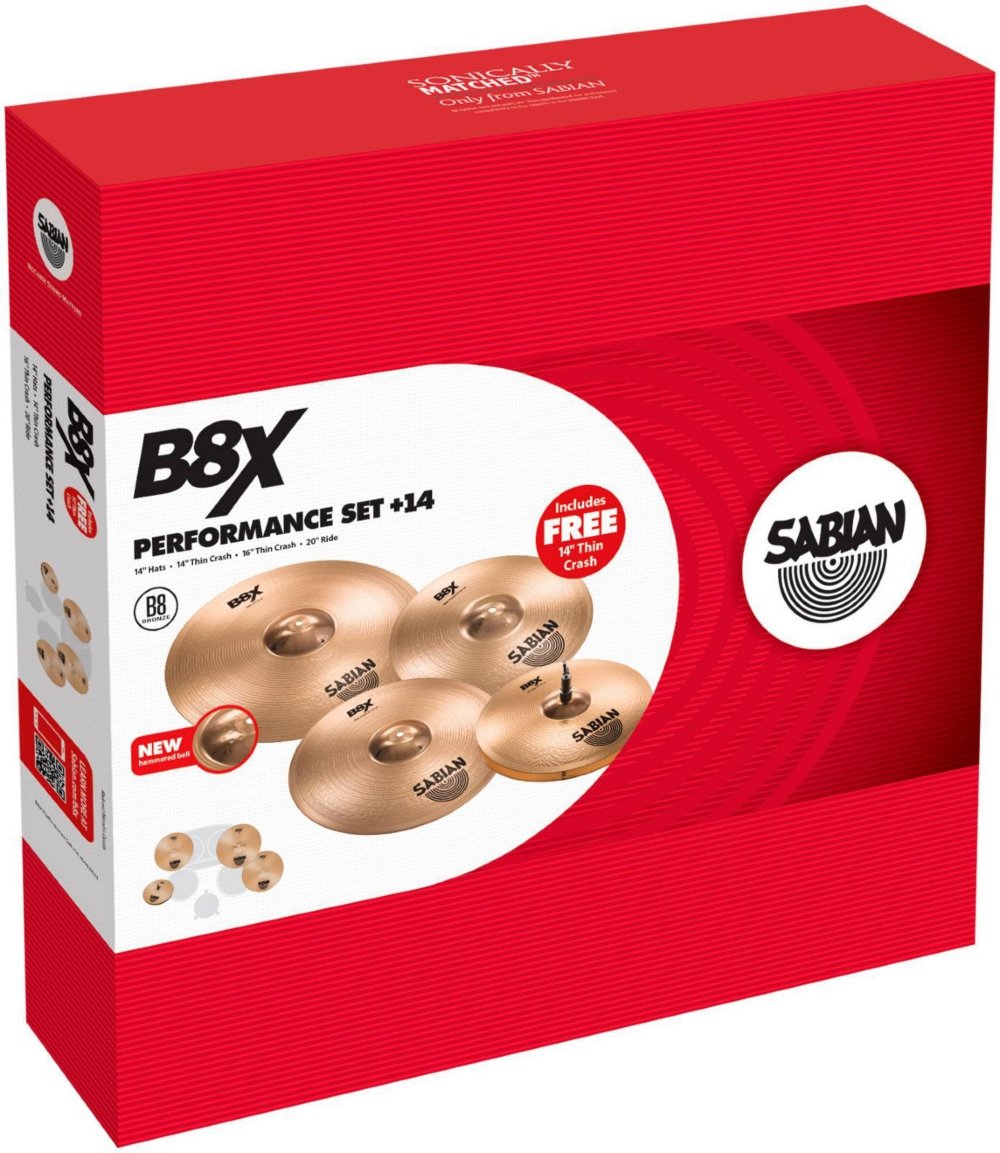 Sabian Cymbal Variety Package (45003X-14)