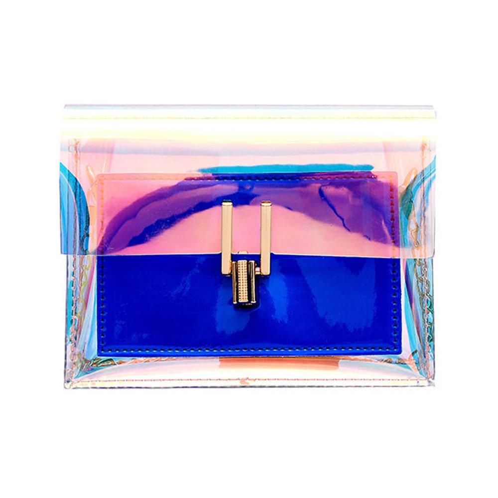 SULEAR New Purses Backpack Fashion Women Transparent Crossbody Bags Messenger Shoulder Bag Beach Bag