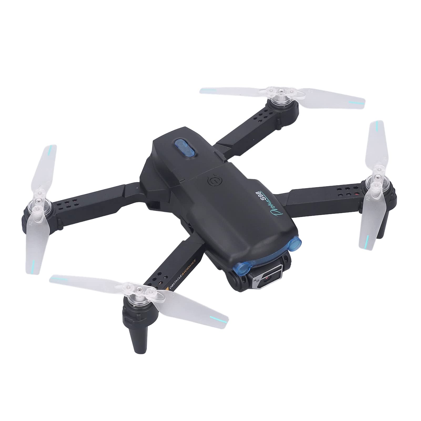 S98 RC Drone with HD Dual Camera, Folding Obstacle Avoidance RC UAV Quadcopter Helicopter for Kids Adults, 360 Degree, Altitude Hold, 72 LEDs Mode, for Photographing Video
