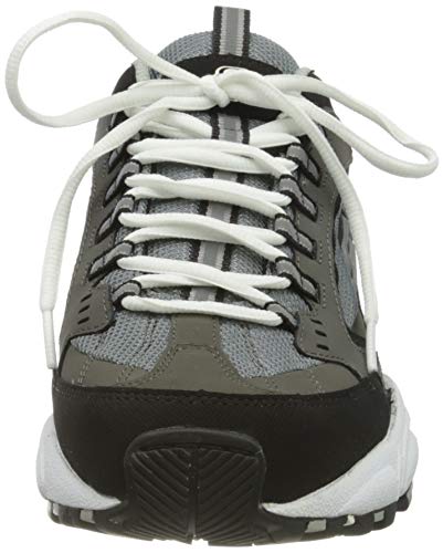 Skechers mens Stamina Nuovo road running shoes, Charcoal/Black, 10.5 Wide US