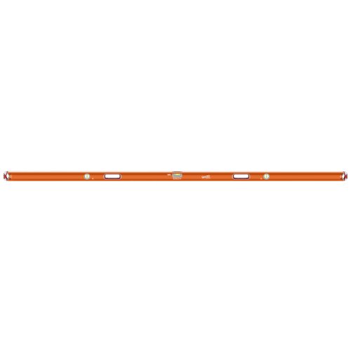 Swanson Tool Co SVB96M 96 inch Savage Magnetic Pro Grade Anodized Aluminum Box Beam Level with Gel End Caps and 3 Bubble Vials for 0°/90°/45° Measurements