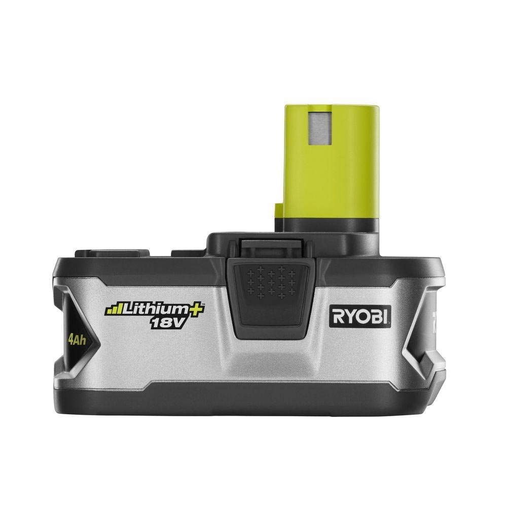 RYOBI P737 18-Volt ONE+ Cordless Power Inflator with P108 18-Volt ONE+ Lithium-Ion 4.0 Ah Lithium+ High Capacity Battery