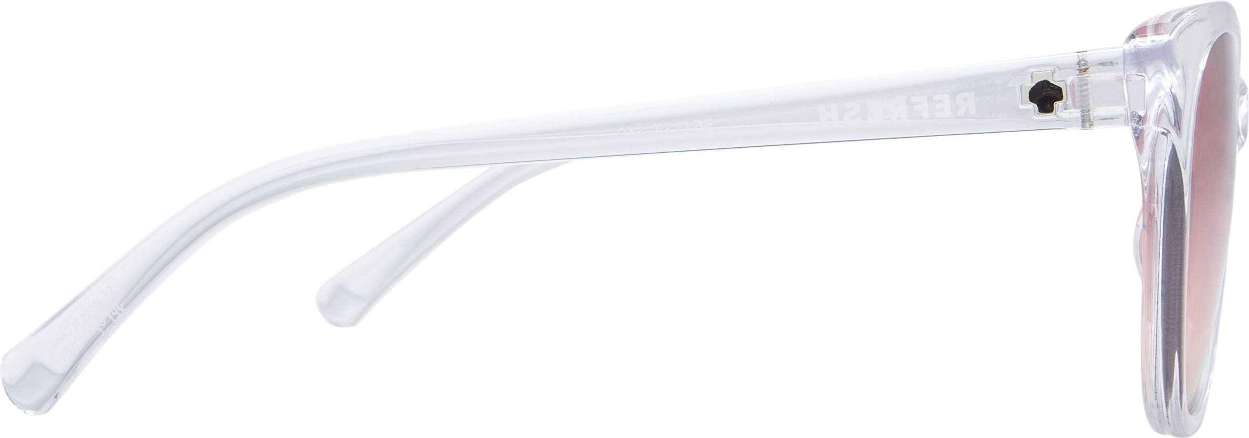 SPY Optic Spritzer, Cat-Eye Sunglasses, Color and Contrast Enhancing Lenses, Clear - Pink Sunset Lenses