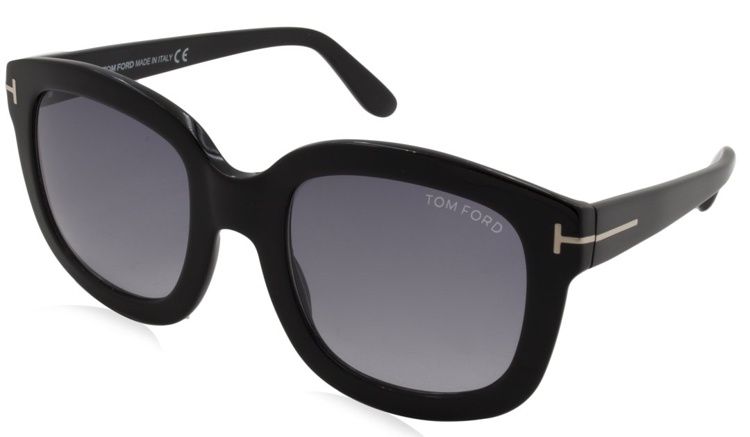 Tom Ford FT0279 Christophe Sunglasses 01B Shiny Black