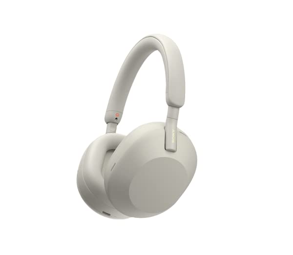 Sony WH-1000XM5 Wireless Noise Cancelling Over Ear Headphone Bundle with gSport Accessory Kit (Silver)