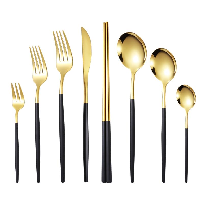 SUBHYA Stainless Steel Serving Spoon Set Large Serving Utensils of Spoons for Catering, Dishwasher Safe Kitchen Tableware for Home and Restaurant