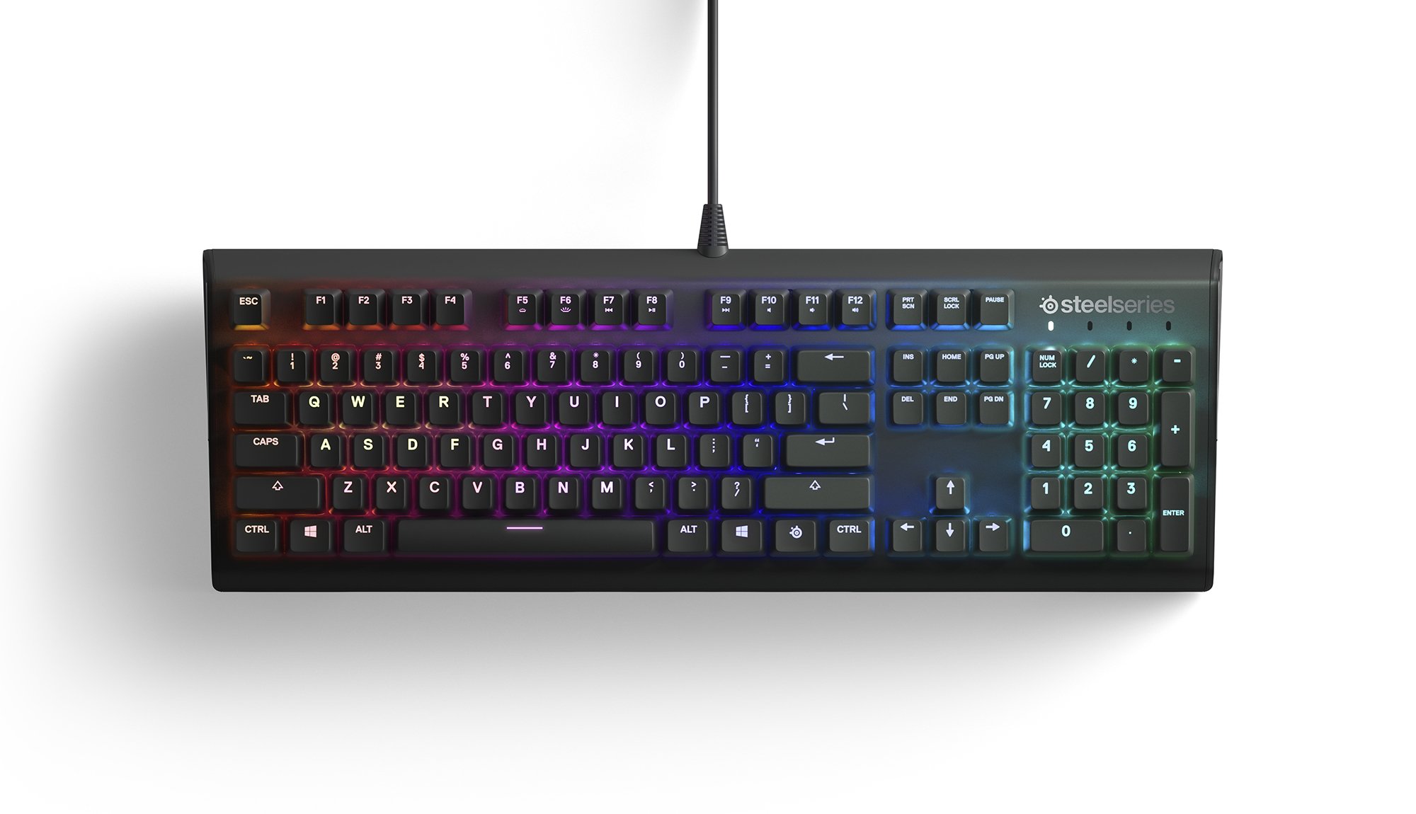 SteelSeries Apex M750 RGB Mechanical Gaming Keyboard - Aluminum Frame - RGB LED Backlit - Linear & Quiet Switch - Discord Notifications